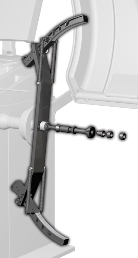 PA-1200 Semi-Automatic Wheel Balancer - Burson Automotive Pty Ltd